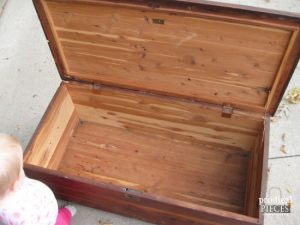 Vintage Typography Acme Cedar Chest - Prodigal Pieces