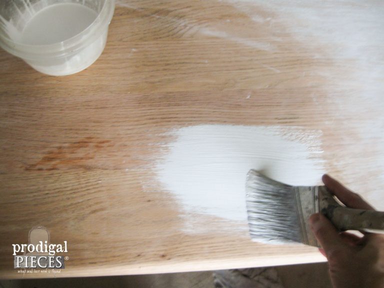 Whitewashed (or Limewashed) Wood - Prodigal Pieces