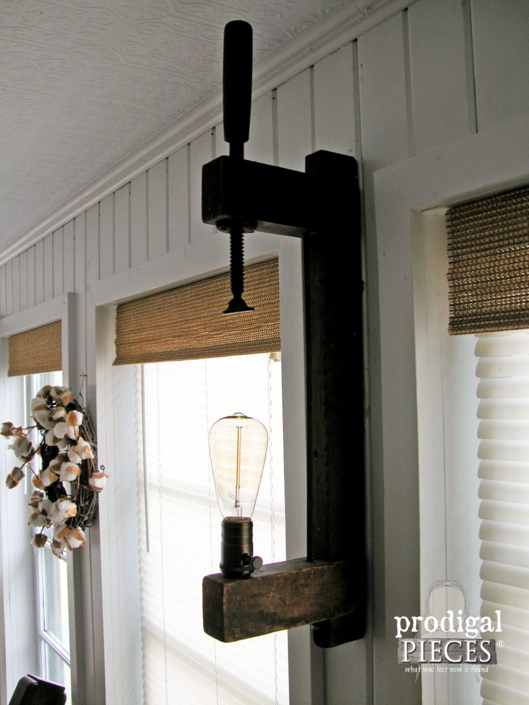 DIY Farmhouse Lighting ~ Kitchen Remodel Continues - Prodigal Pieces