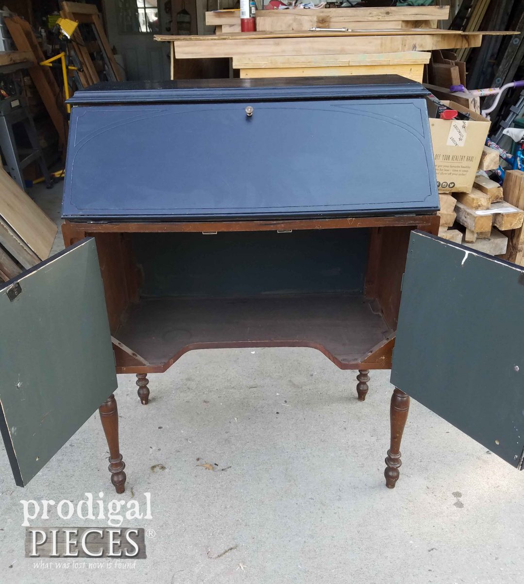 Secretary Desk with English Cottage Style - Prodigal Pieces