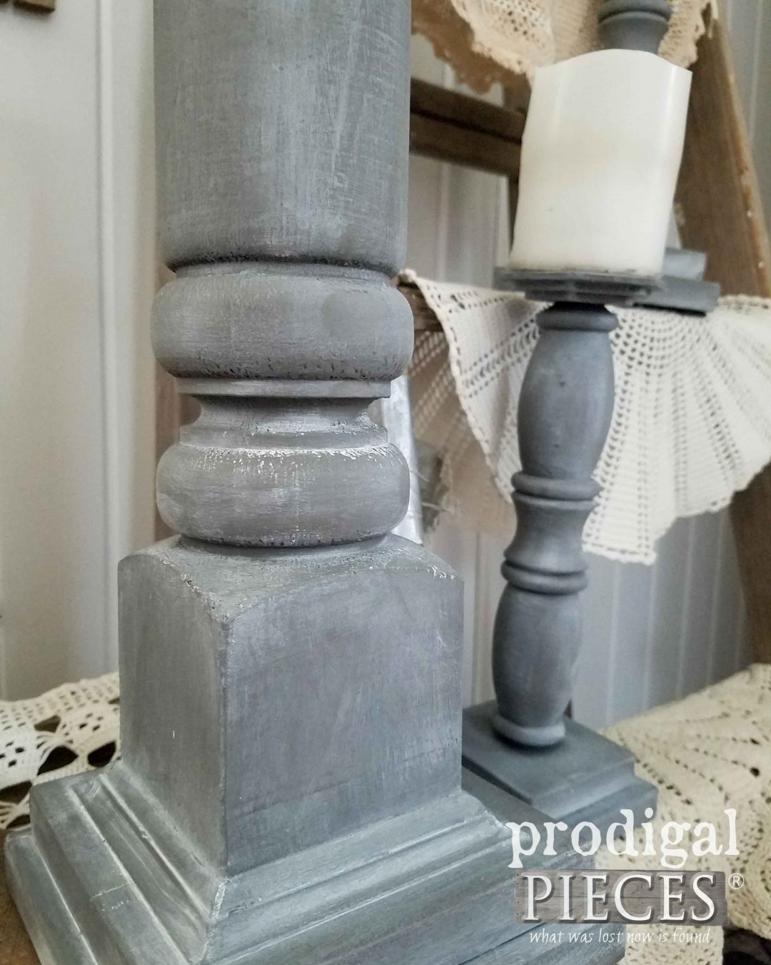 DIY Candlesticks from Repurposed Materials - Prodigal Pieces