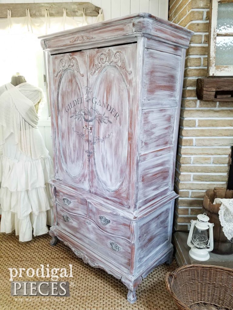 French Country Armoire Makeover - Prodigal Pieces