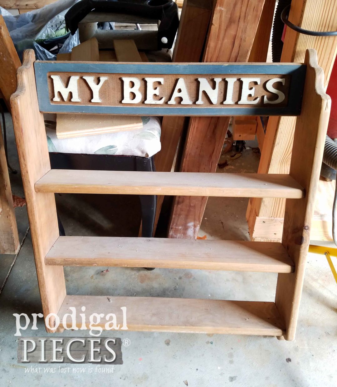 Beanie Baby Shelf Repurposed Twice Over - Prodigal Pieces