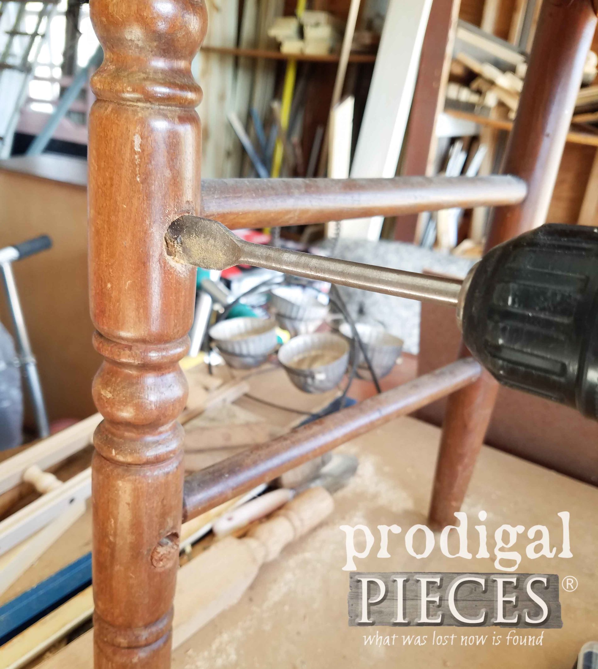 Broken Chair Repair & How to Update - Prodigal Pieces