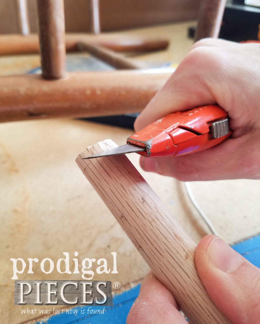 Broken Chair Repair & How to Update - Prodigal Pieces