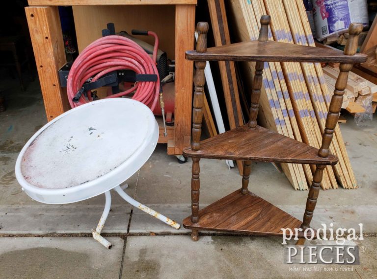 Upcycled Farmhouse Tray from Curbside Table - Prodigal Pieces