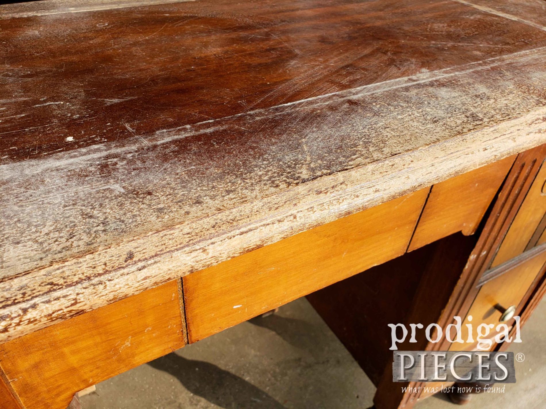 Antique Dressing Table Turned Desk - Prodigal Pieces