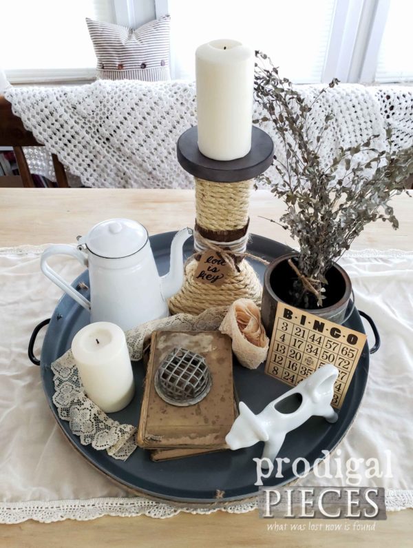 Upcycled Farmhouse Tray from Curbside Table - Prodigal Pieces