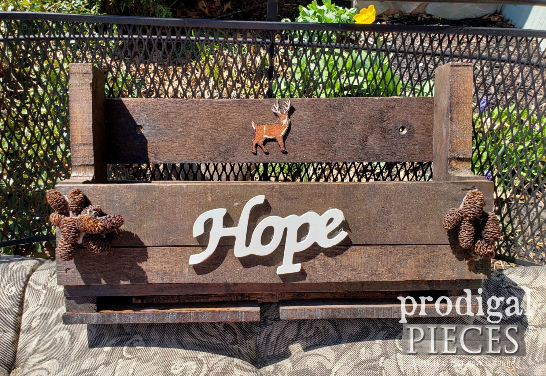 Upcycled Pallet Twice Over ~ Farmhouse Towel Rack - Prodigal Pieces