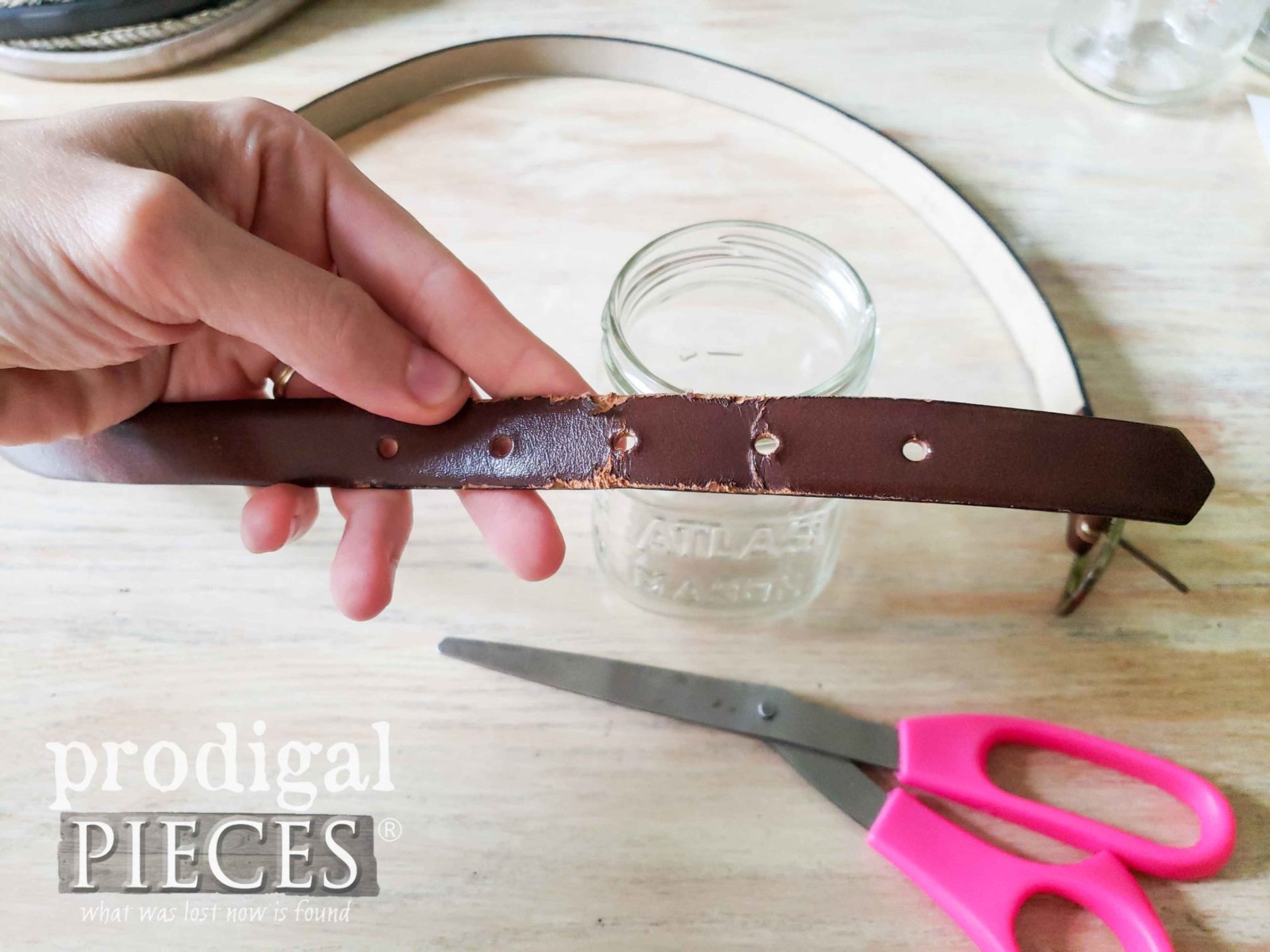 Upcycled Belts Become Home Decor Accents - Prodigal Pieces