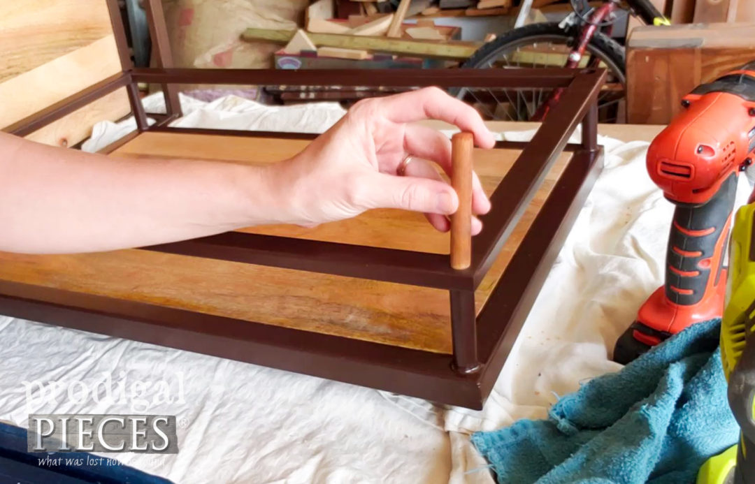 Upcycled Serving Trays from Bar Cart Parts - Prodigal Pieces