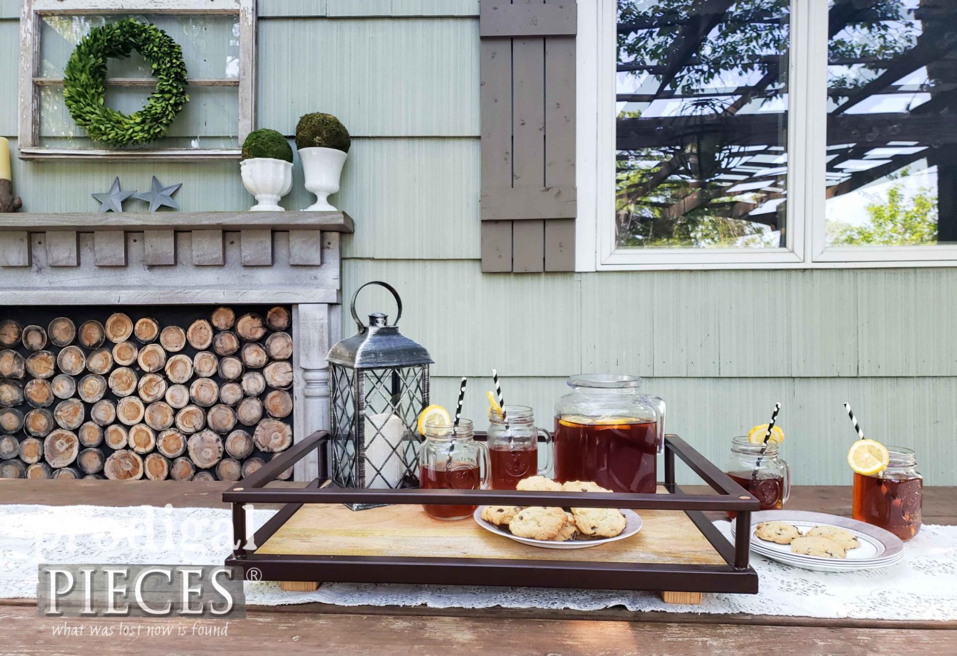 Upcycled Serving Trays from Bar Cart Parts - Prodigal Pieces