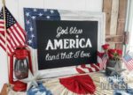 DIY 4th of July Sign with Chalkboard Typography - Prodigal Pieces