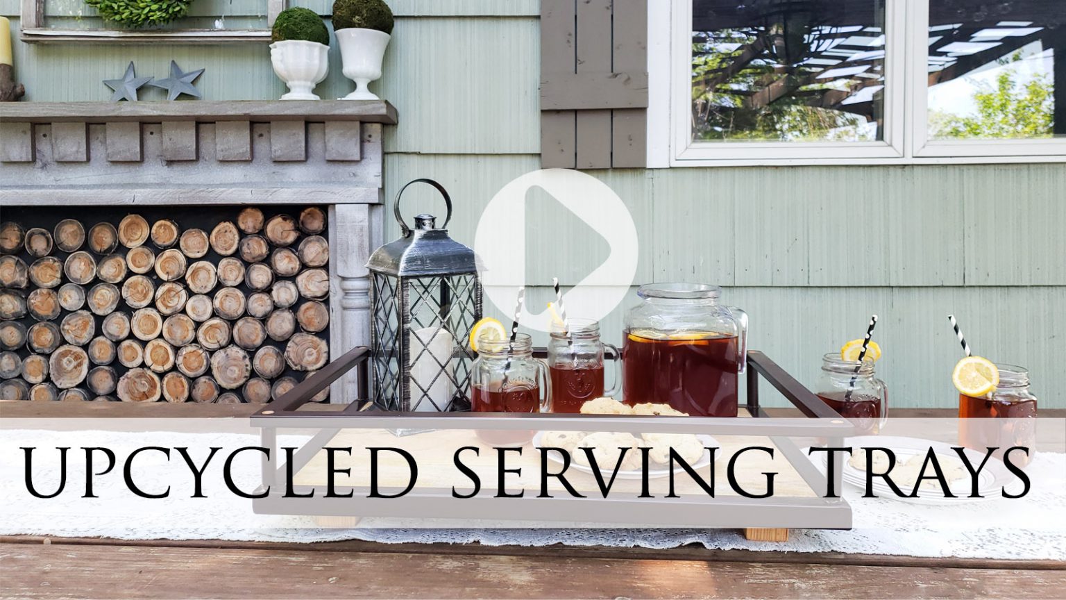 Upcycled Serving Trays from Bar Cart Parts - Prodigal Pieces