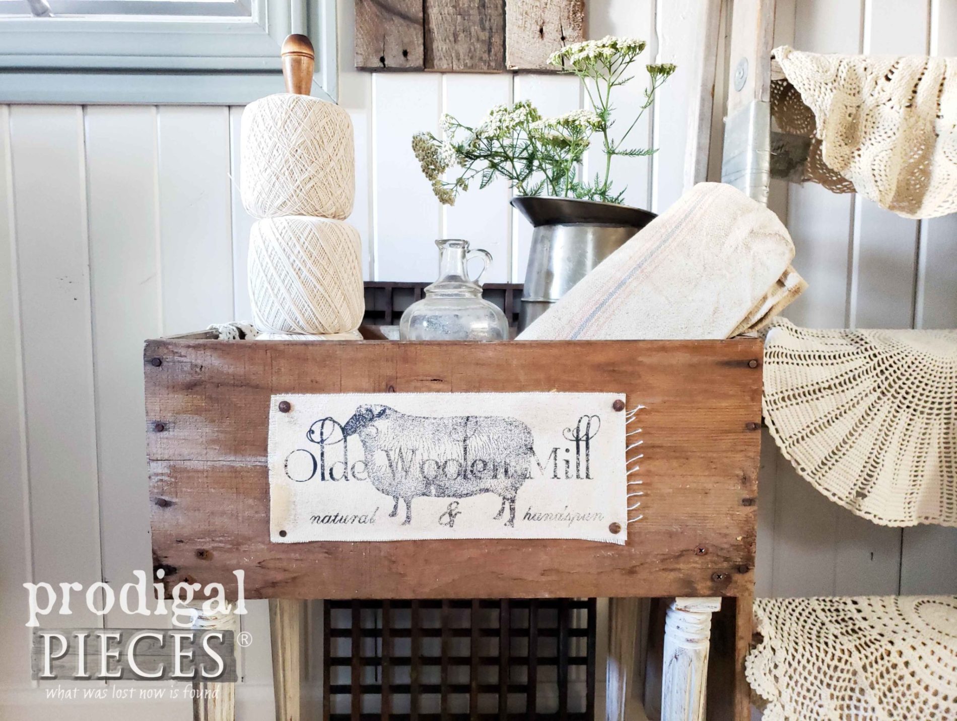 Upcycled Crates for Farmhouse Decor - Prodigal Pieces