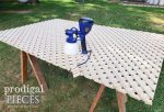 How to Stain a Fence the Easy Way - Prodigal Pieces