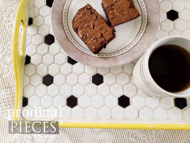DIY Tiled Tray ~ A Thrifty Makeover - Prodigal Pieces