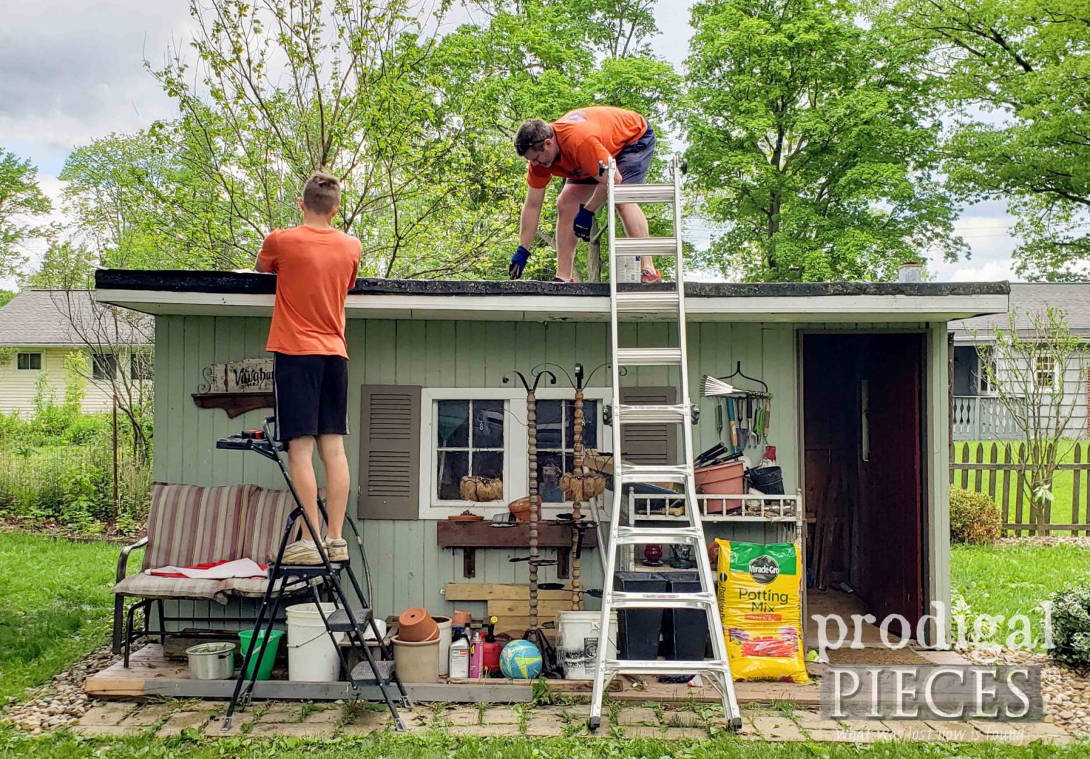 Garden Shed Remodel & Reveal - Prodigal Pieces