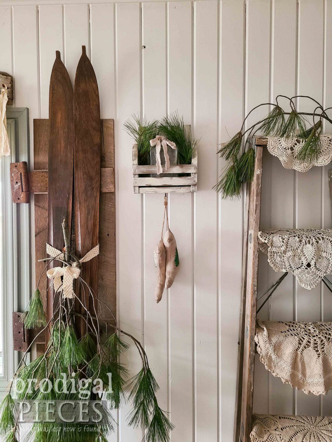 DIY Wall Pocket from Paint Stir Sticks - Prodigal Pieces