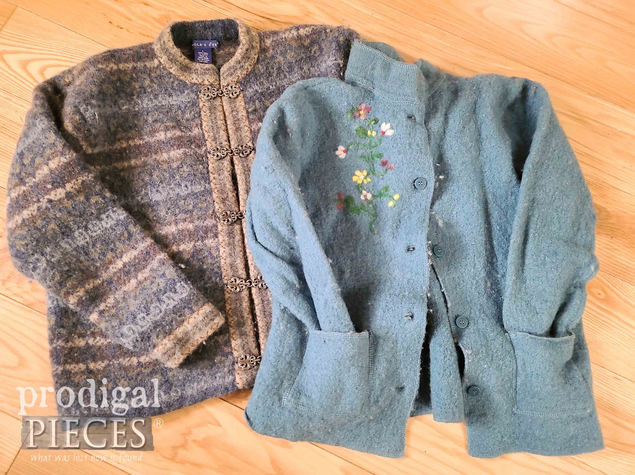 Felted Wool Hat from Upcycled Sweaters - Prodigal Pieces