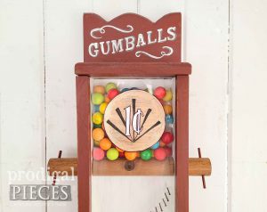 Handmade Gumball Machine with Vintage Style - Prodigal Pieces