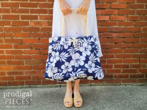 Upcycled Swimsuit into Insulated Beach Bag - Prodigal Pieces