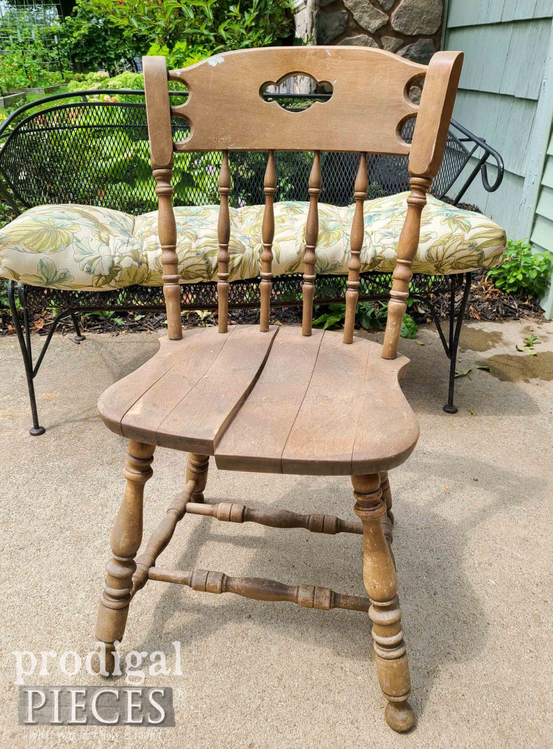 Upcycled Broken Chair into Home Decor - Prodigal Pieces