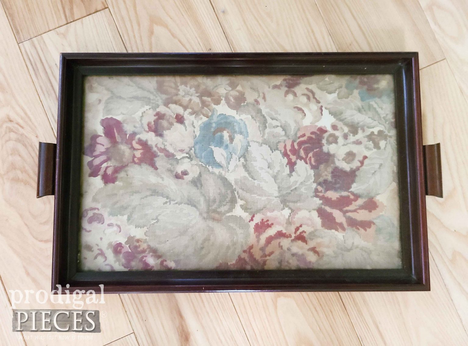 Reverse Painting on Glass Serving Tray - Prodigal Pieces