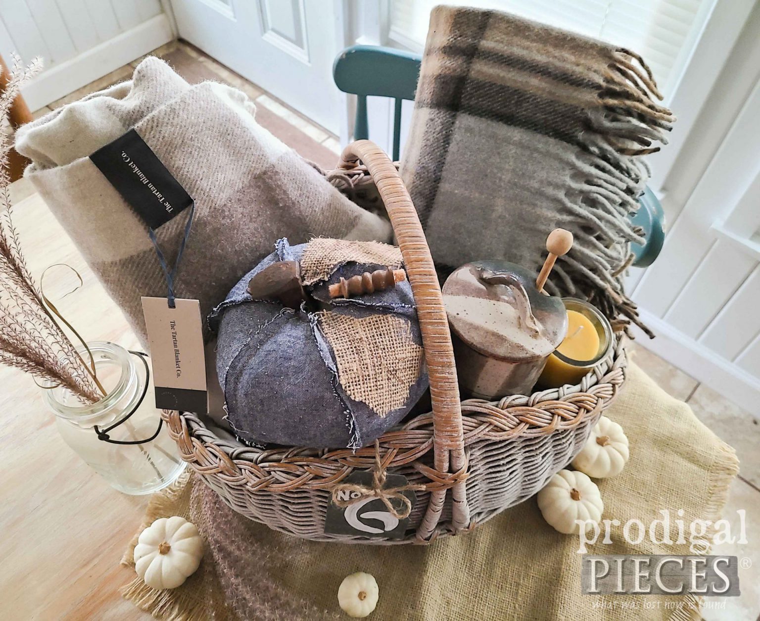 Harvest Gift Basket ~ Makeover & Lining - Prodigal Pieces