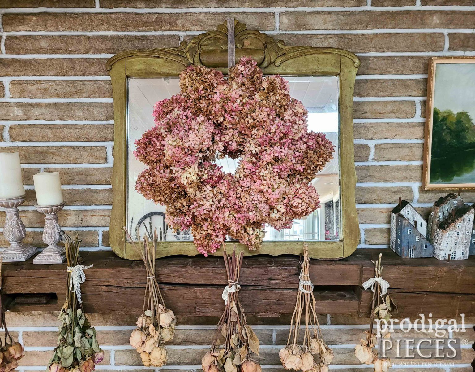 DIY Hydrangea Wreath for Autumn Decor - Prodigal Pieces