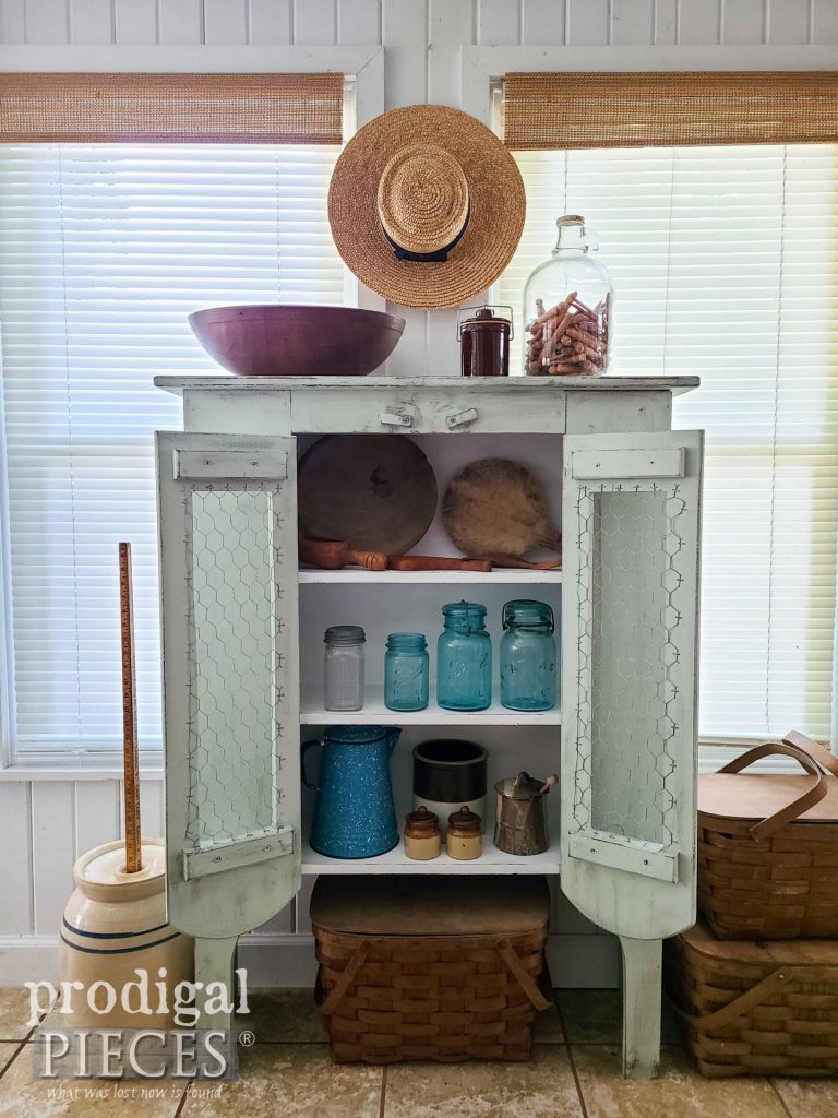 Vintage Pie Safe Makeover - Prodigal Pieces
