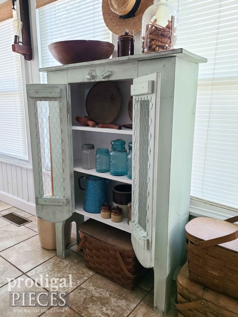 Vintage Pie Safe Makeover - Prodigal Pieces
