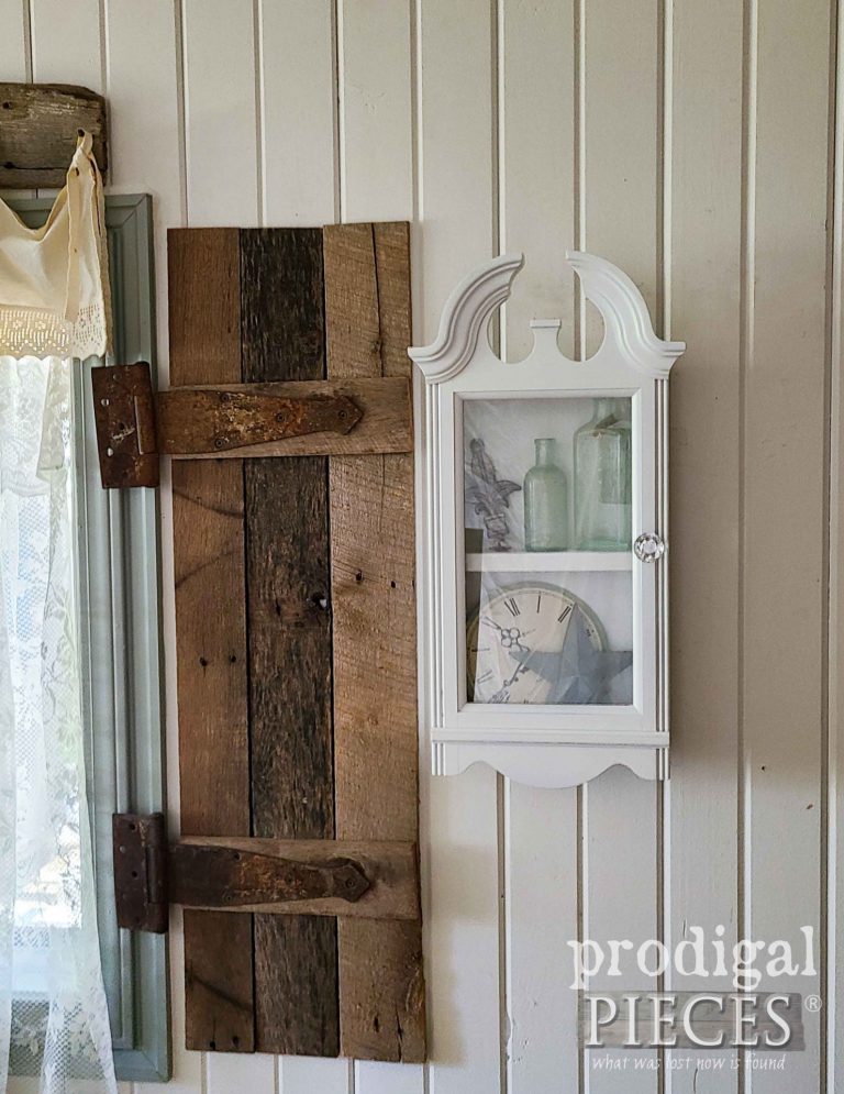 Reclaimed Wall Clock Cabinet - Prodigal Pieces