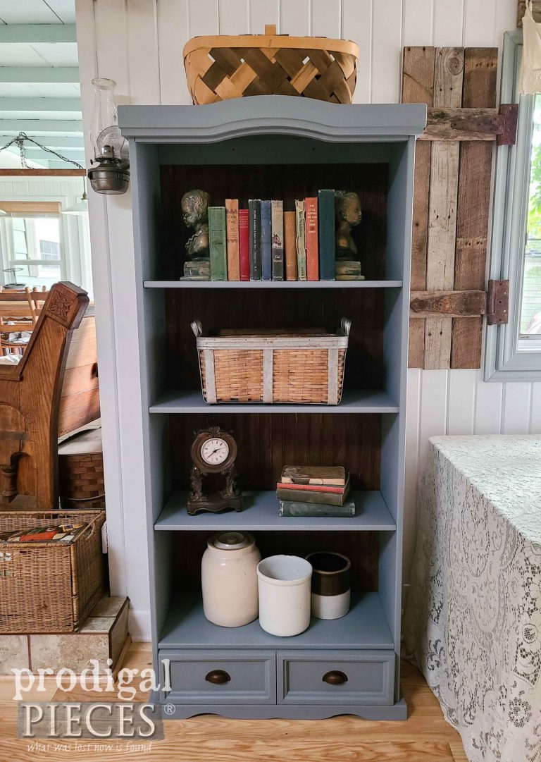 Farmhouse Bookcase Makeover - Prodigal Pieces