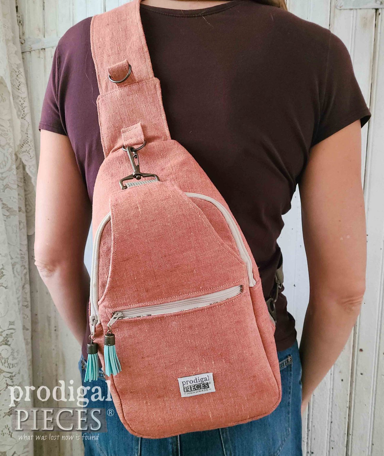 DIY Sling Bag Refashioned - Prodigal Pieces