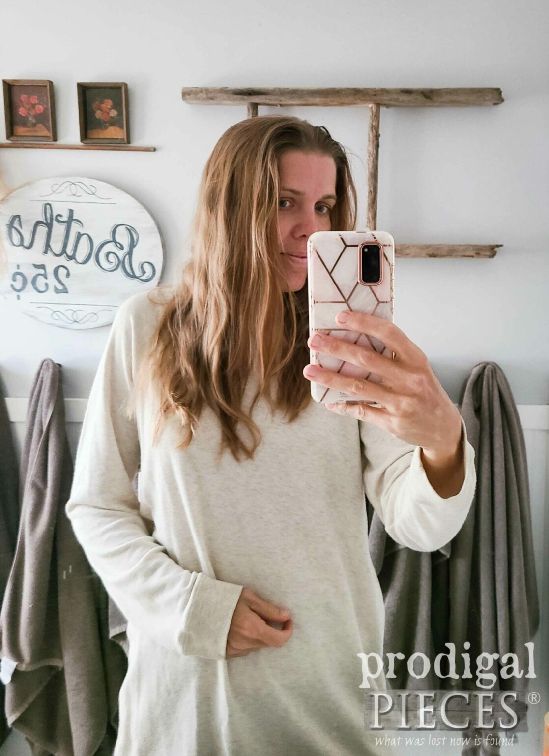 Wavy Girl Hair - DIY Plopping Towel - Prodigal Pieces