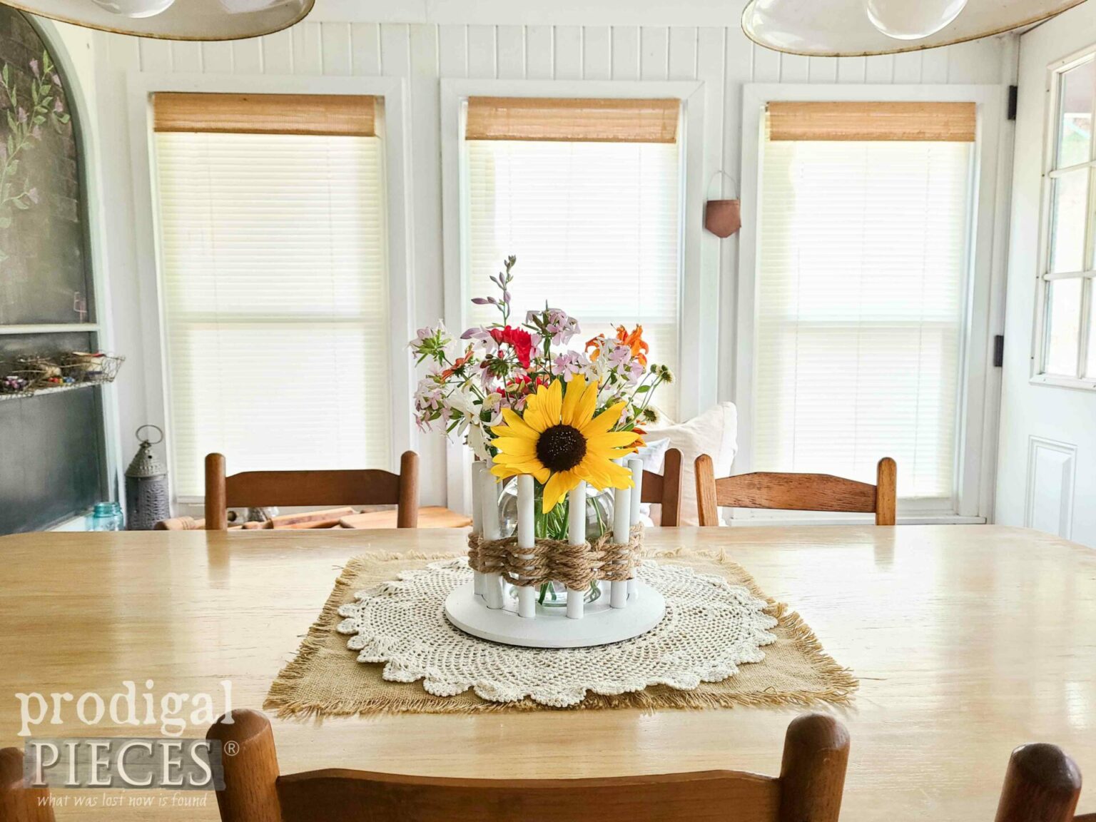 DIY Rope Vase Centerpiece - Prodigal Pieces