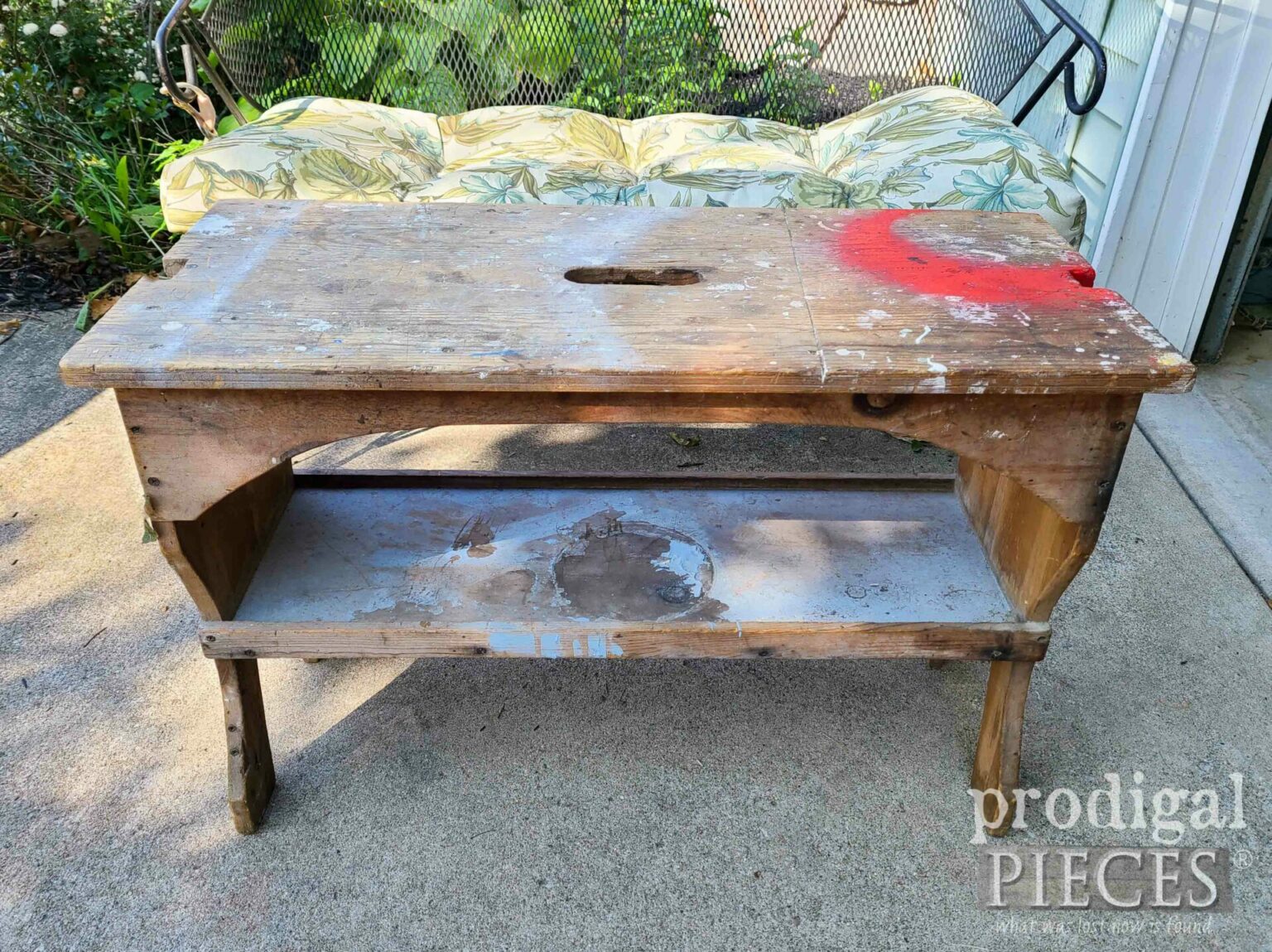 Rustic Farmhouse Bench Makeover - Prodigal Pieces