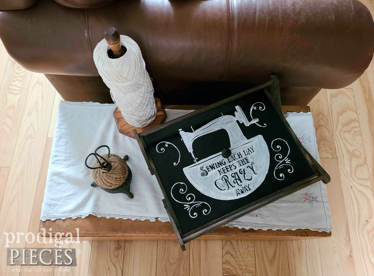 Vintage Sewing Box Makeover - Prodigal Pieces