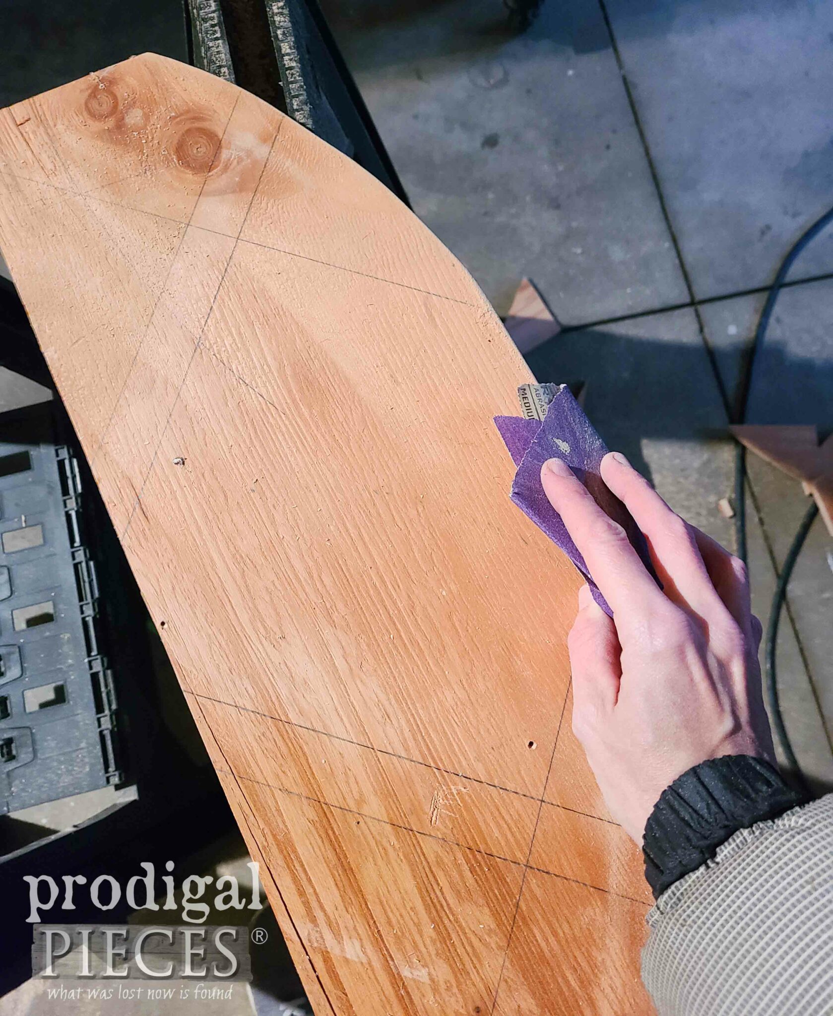 DIY Tote from Upcycled Table Top - Prodigal Pieces