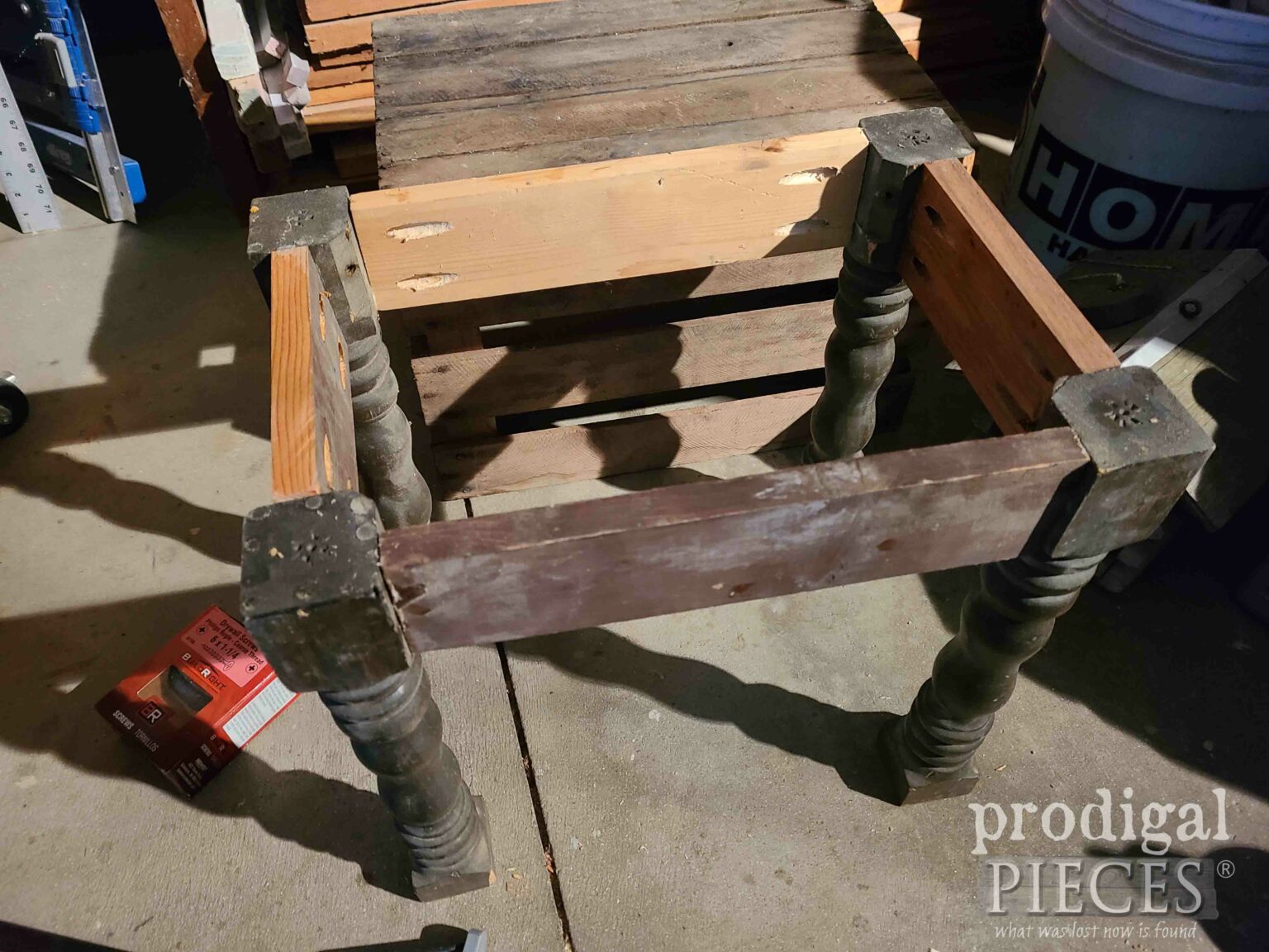 Antique Crate Stand DIY - Prodigal Pieces