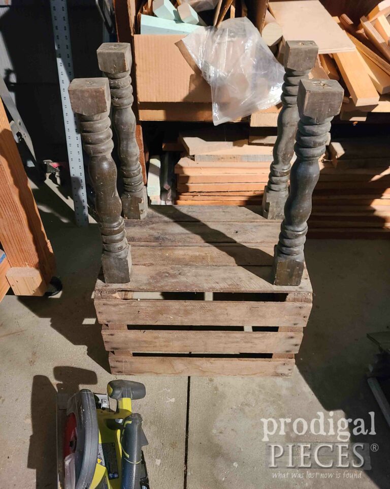 Antique Crate Stand DIY - Prodigal Pieces