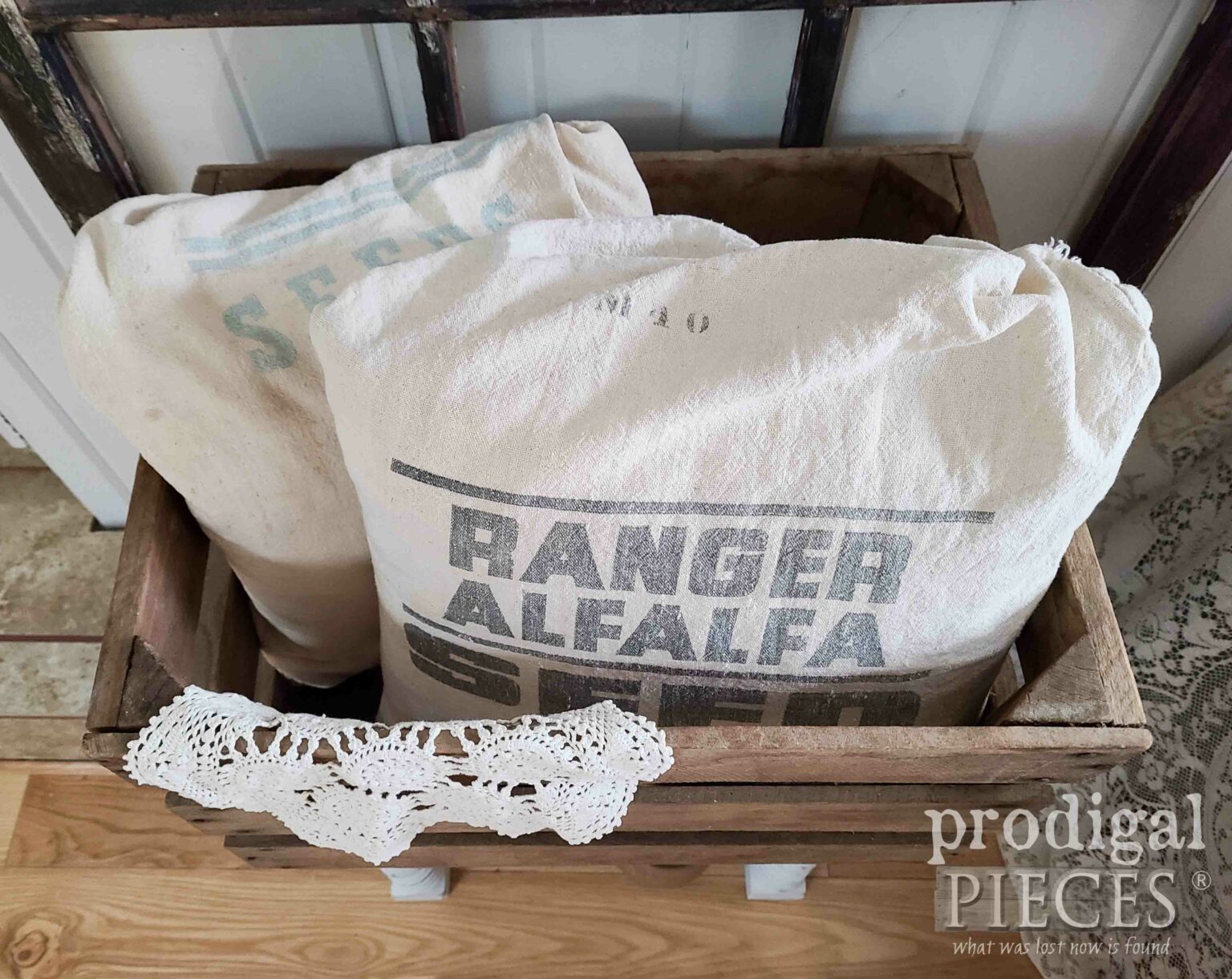 Antique Crate Stand DIY - Prodigal Pieces