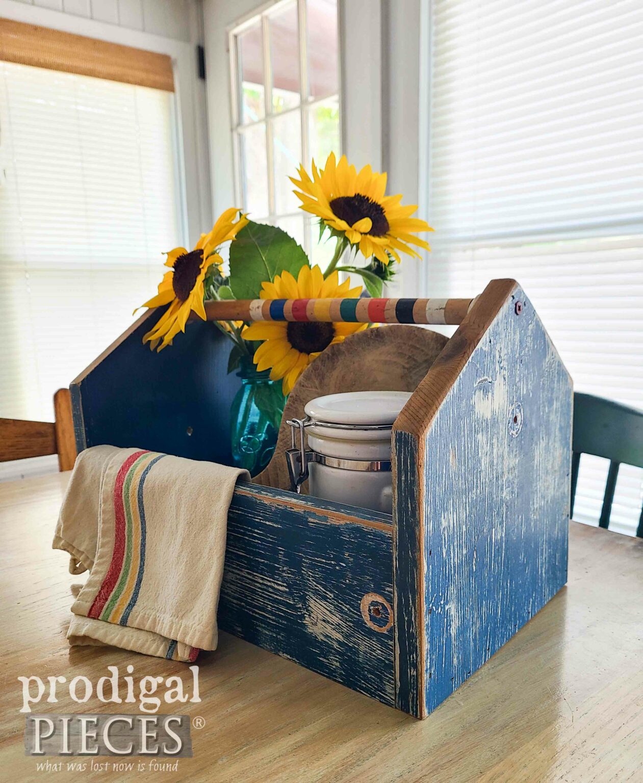 Repurposed Wood Tote - Prodigal Pieces