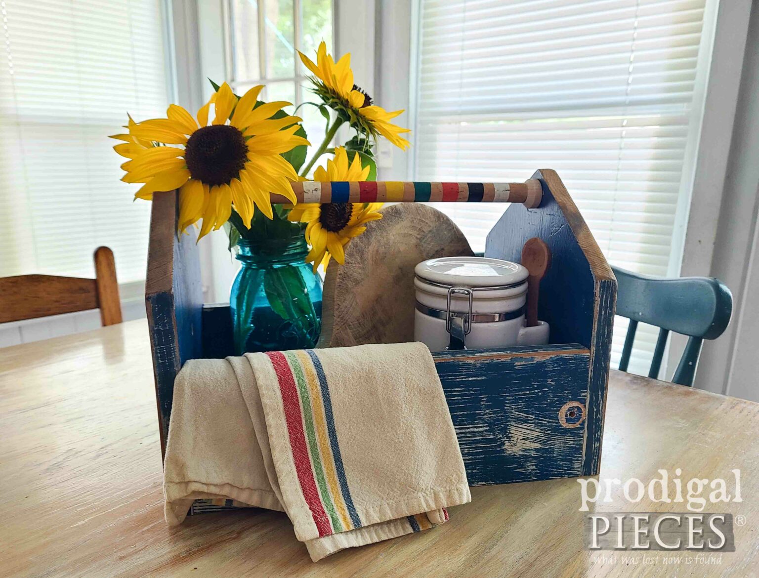 Repurposed Wood Tote - Prodigal Pieces