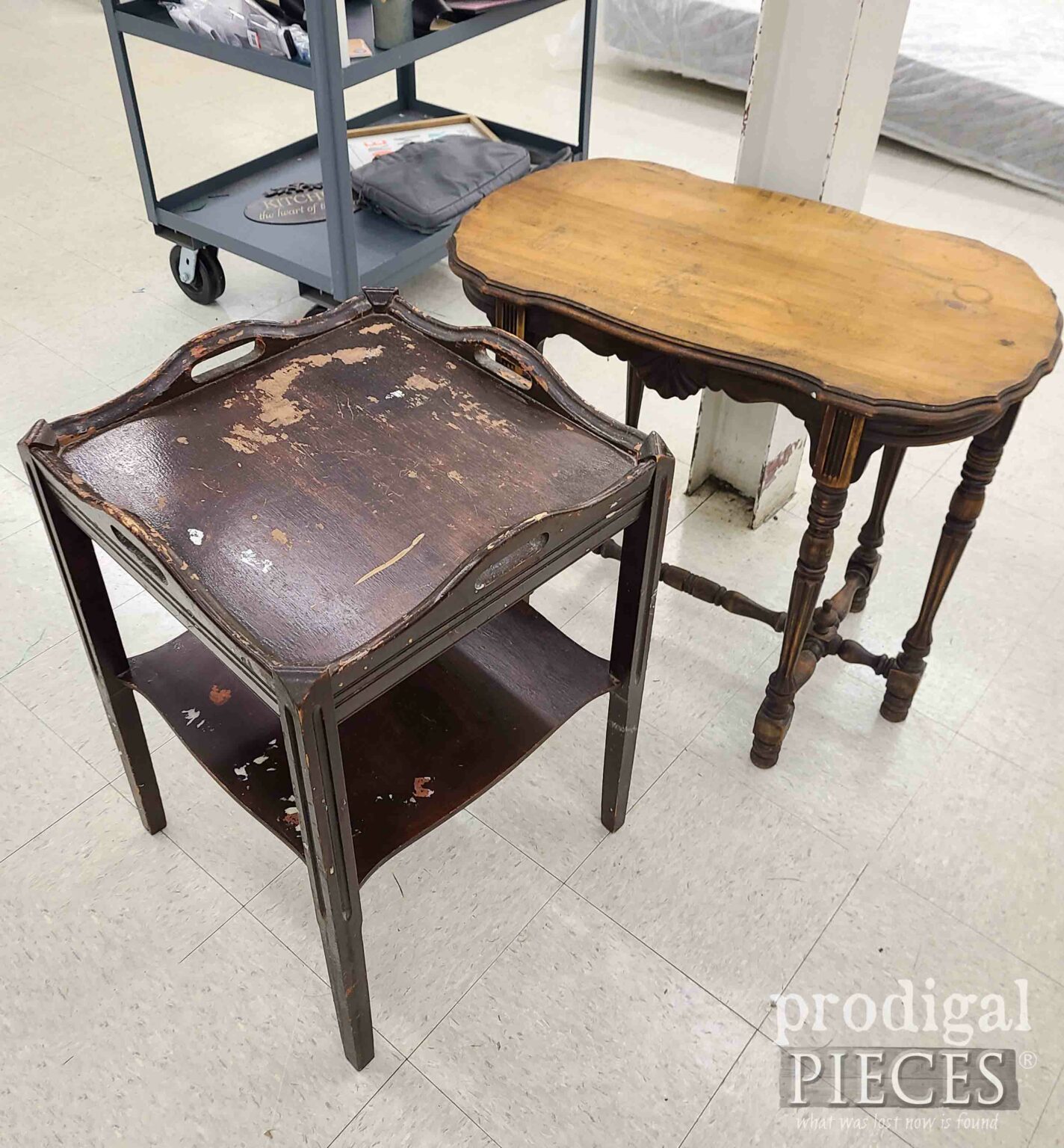 Thrifted Side Table Makeover - Prodigal Pieces