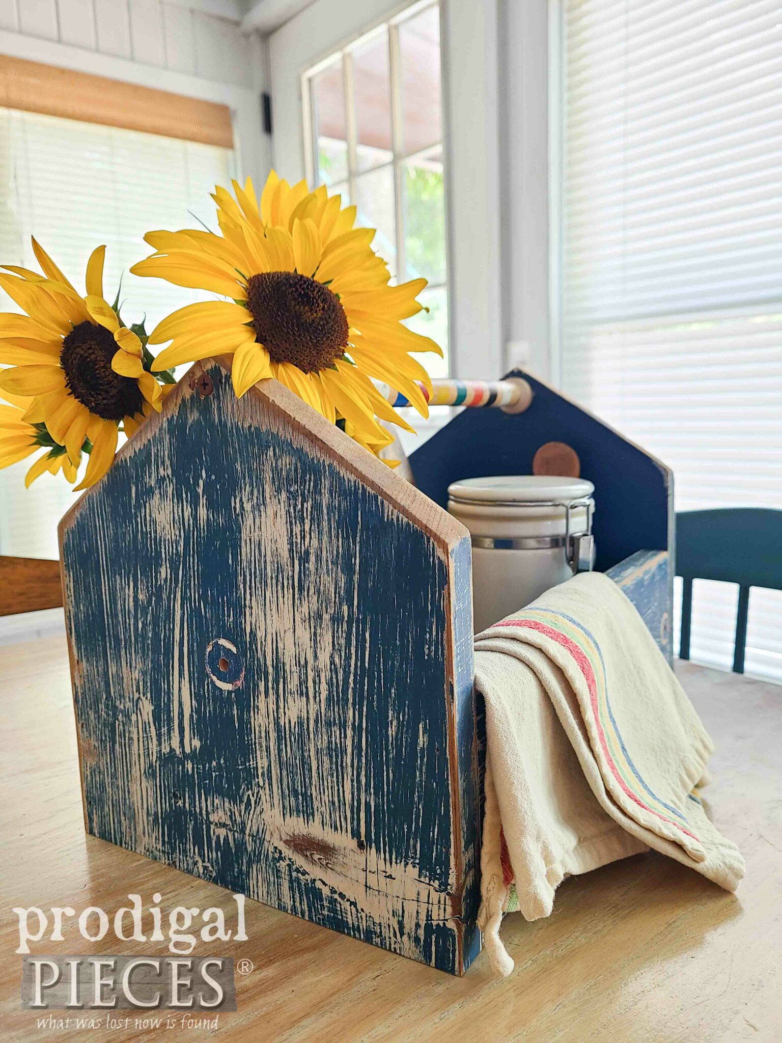 Repurposed Wood Tote - Prodigal Pieces