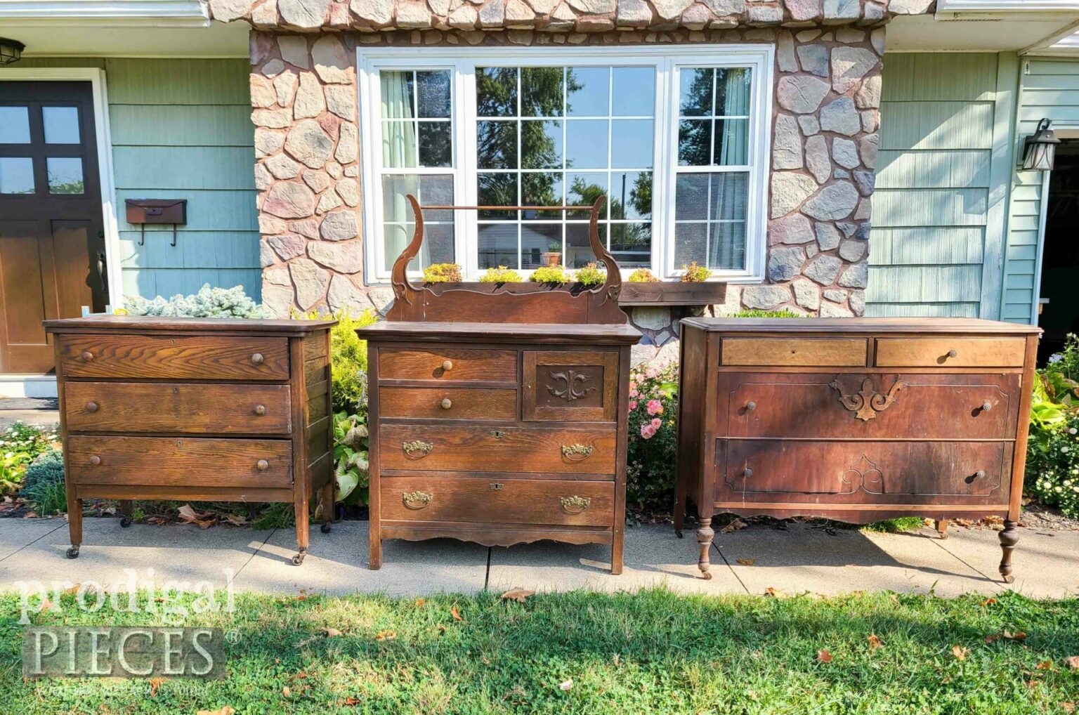 Upcycled Antique Wash Stand - Prodigal Pieces