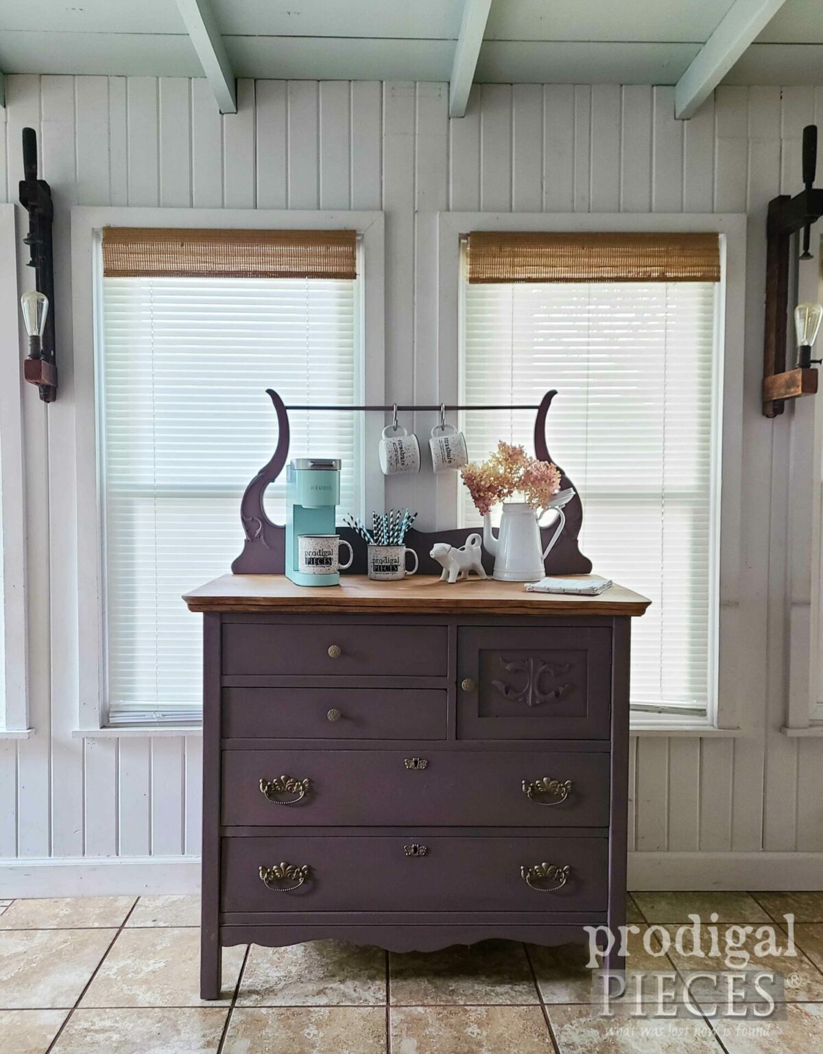 Upcycled Antique Wash Stand - Prodigal Pieces