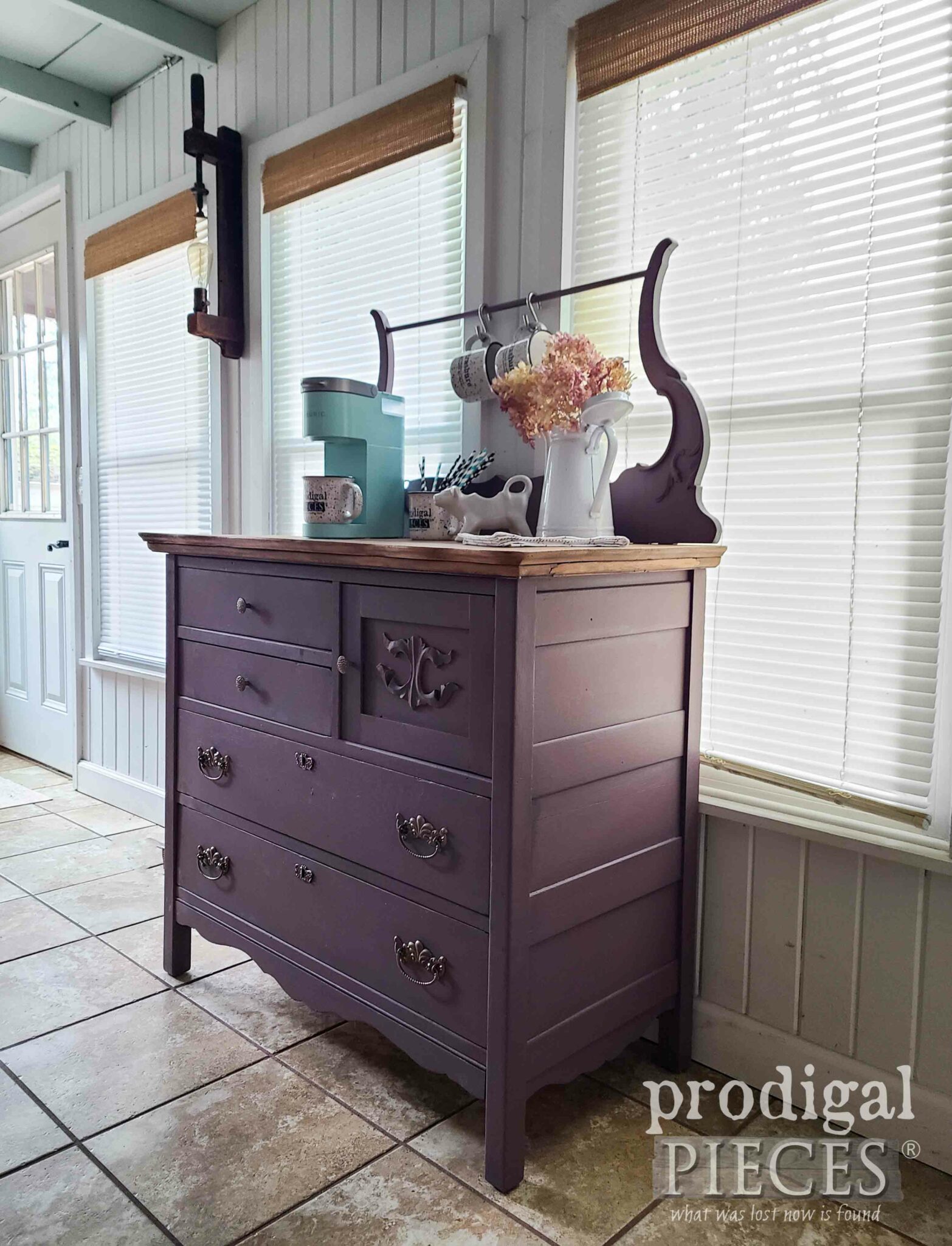 Upcycled Antique Wash Stand - Prodigal Pieces